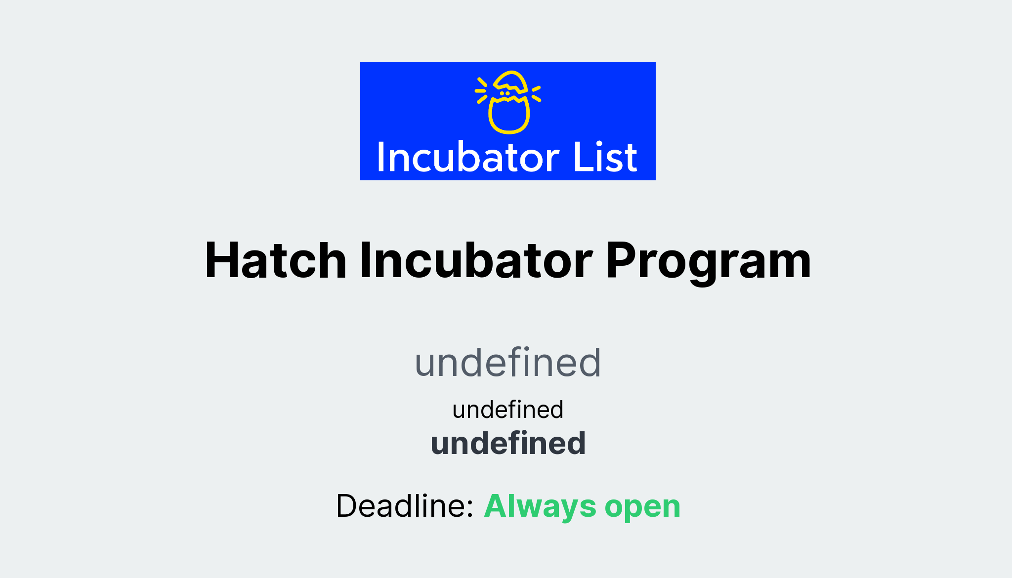 Hatch Incubator Program.png?&md=1&fontSize=100px&description=Hatch+Incubator+Program+is+a+free ...